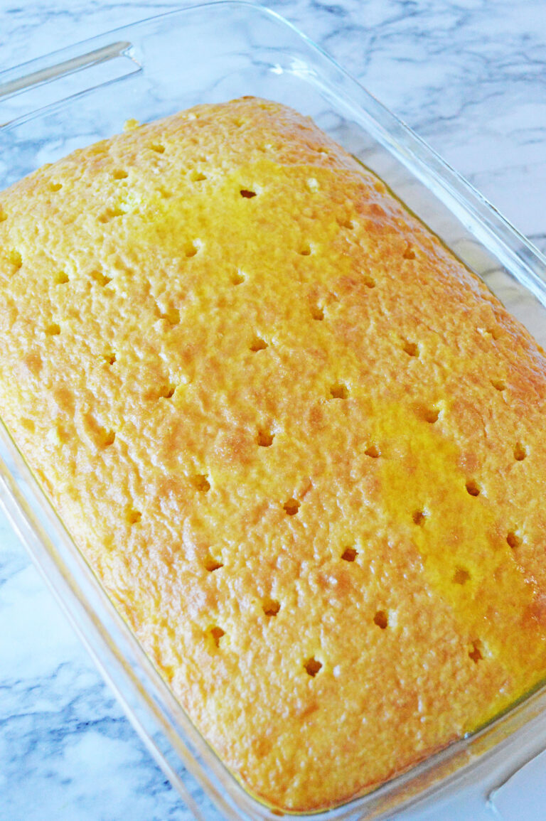 Lemon Jello Poke Cake Recipe - Making Mom Magic